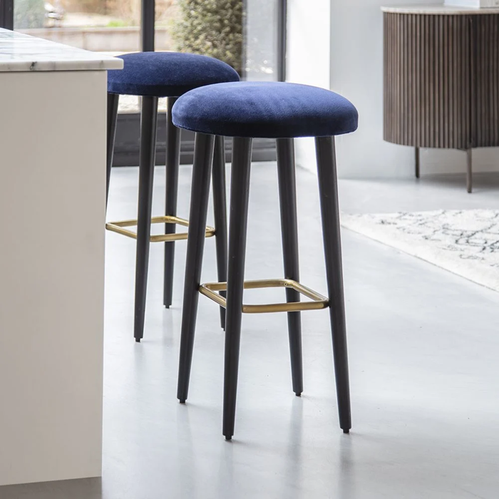 Blue bar stools store
