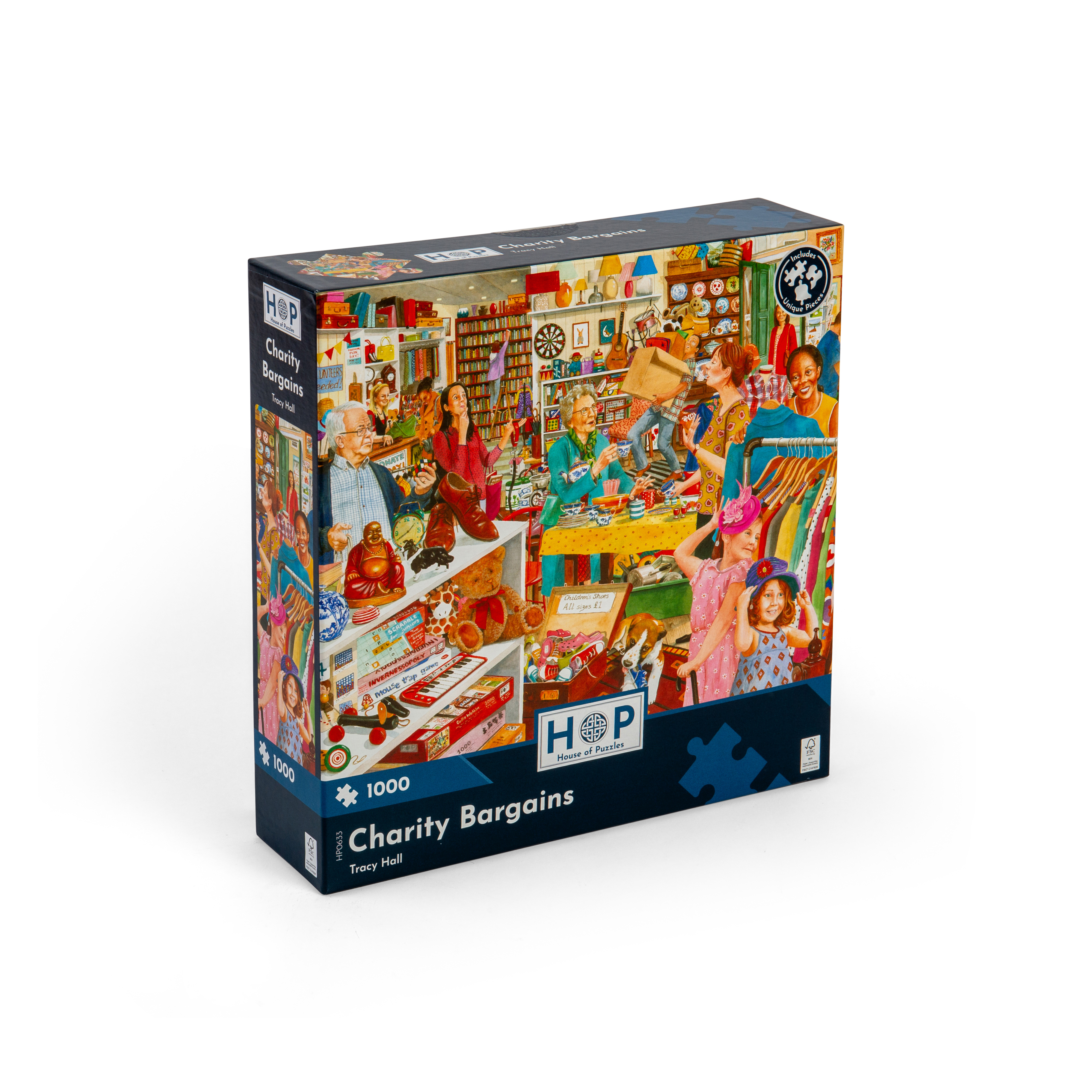 House of Puzzles Charity Bargains 1000 Piece Jigsaw Puzzle | Barnardo's ...