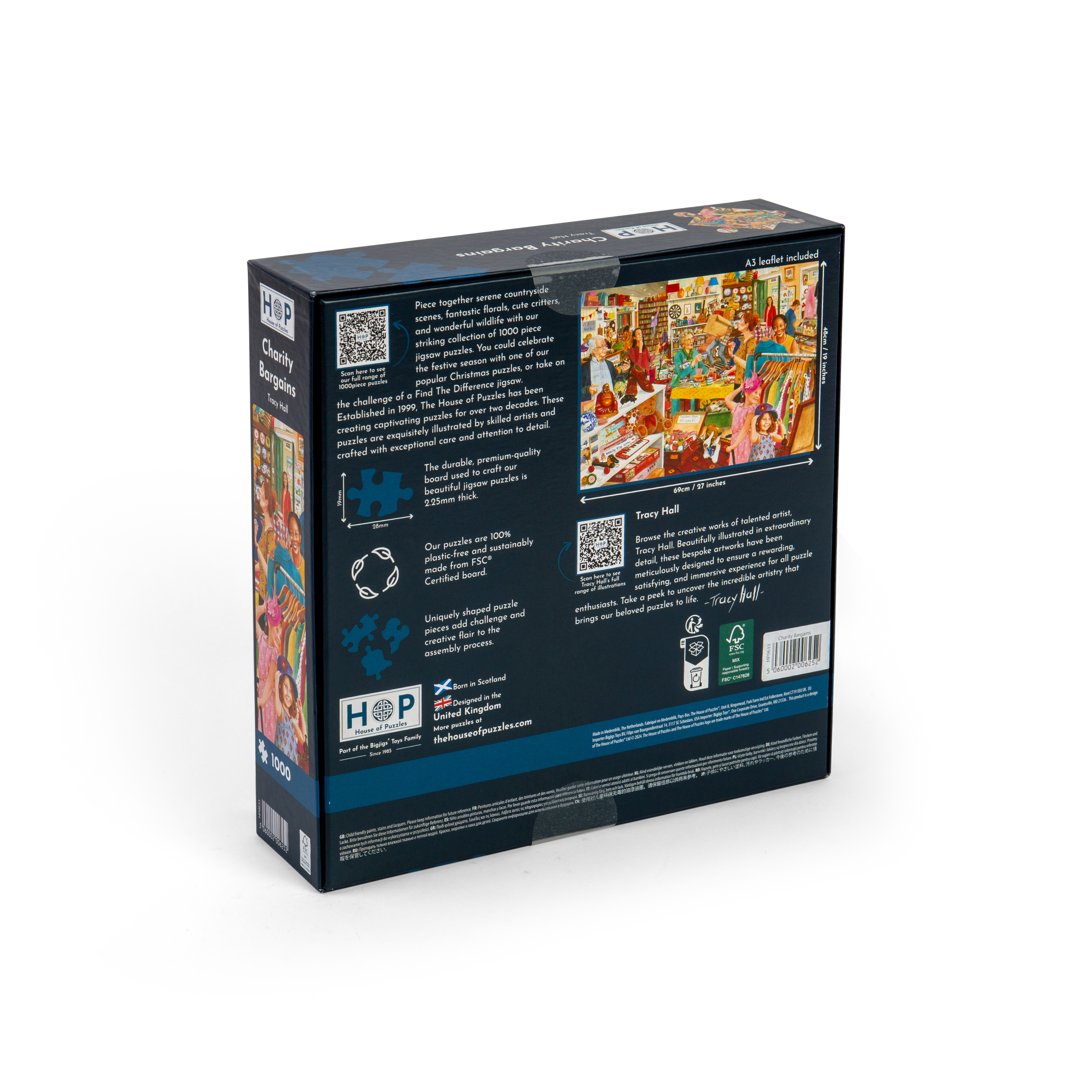 House of Puzzles Charity Bargains 1000 Piece Jigsaw Puzzle | Barnardo's ...