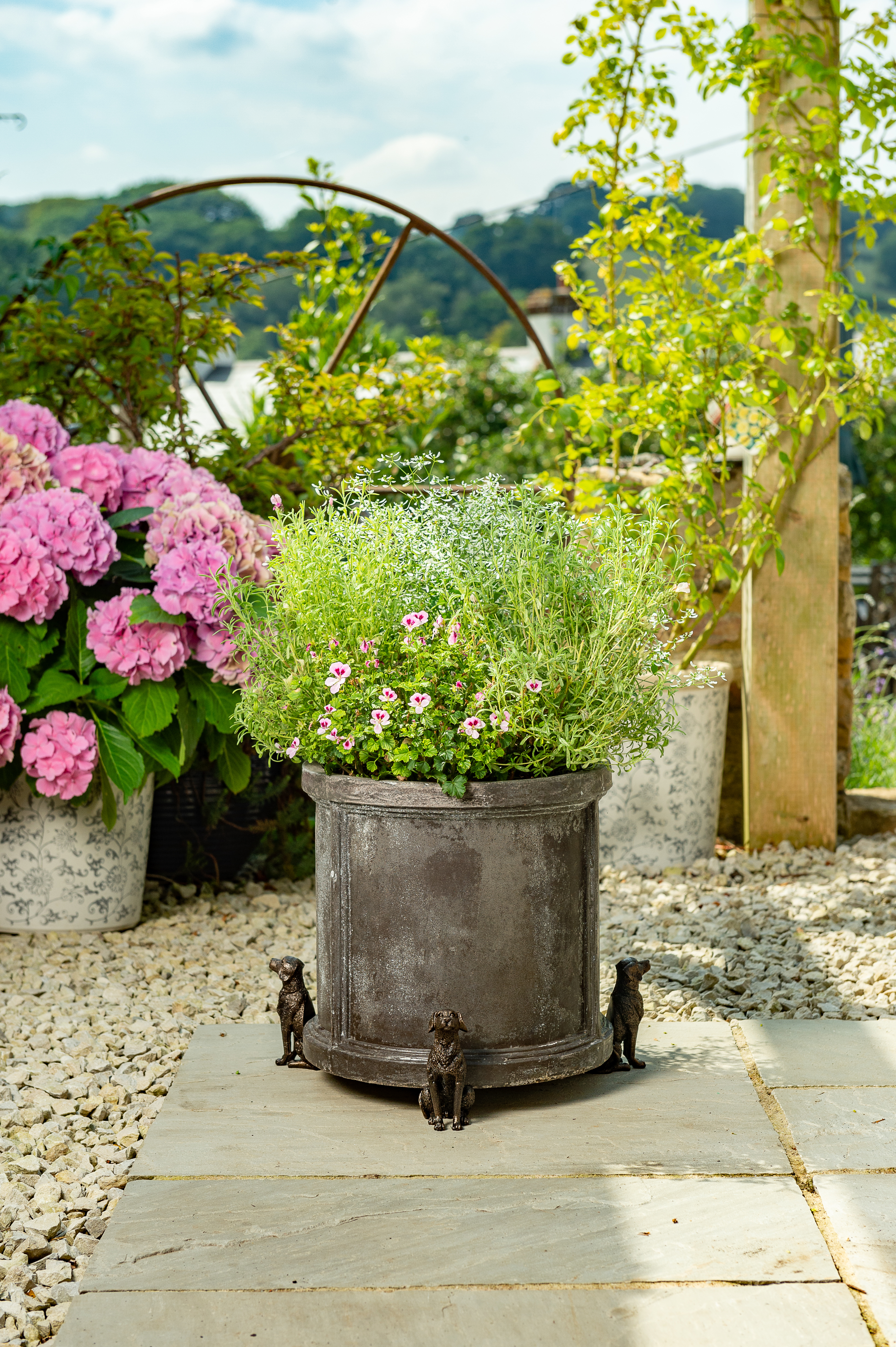 Antique Bronze Sitting Labrador Potty Feet Set of 3 | Barnardo's Online ...