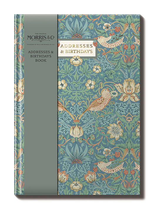 William Morris Blackthorn Birthday and Address Book | Barnardo's Online ...